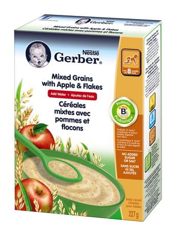 Gerber® Cereal Mixed Grains with Apple - Walmart.ca