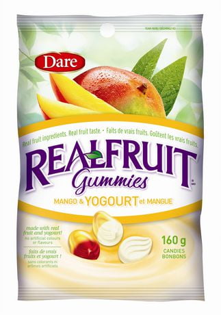Dare RealFruit Mango & Yogourt Gummies | Walmart Canada