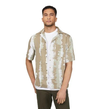 Click here for Mexx Men S Short Sleeve Linear Tie Dye Shirt Sage-... prices