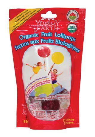 Yummy Earth Organic Fruit Lollipops - Walmart.ca