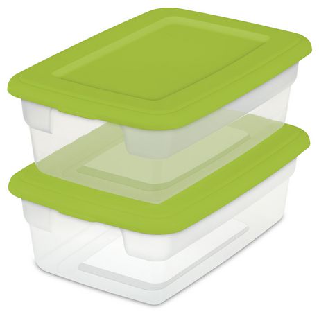 Sterilite 11.4 L Storage Boxes, Set of 2 | Walmart Canada