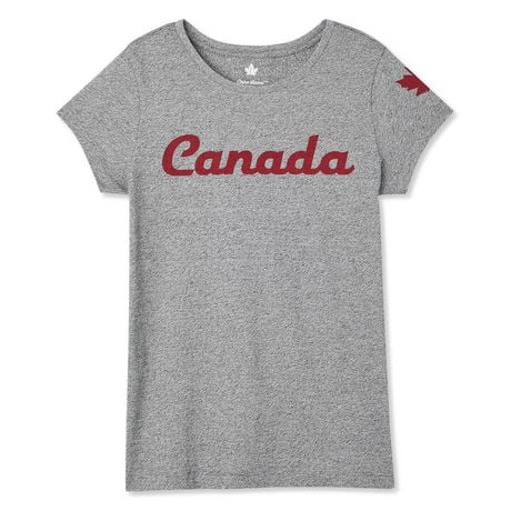 Click here for Canadiana Girls Logo Tee Grey Xl prices