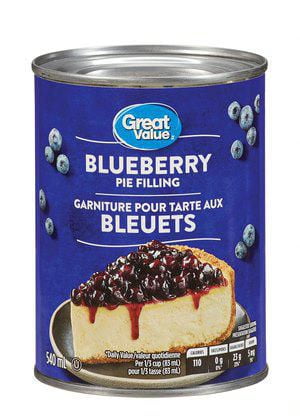 Great Value Blueberry Pie Filling | Walmart Canada