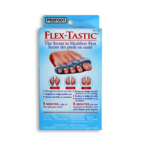 ProFoot Flex-Tastic Gel Toe Relaxers - Walmart.ca