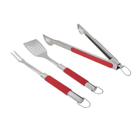 BACKYARD GRILL 3 PIECES SOFT GRIP GRILLING SET | Walmart Canada