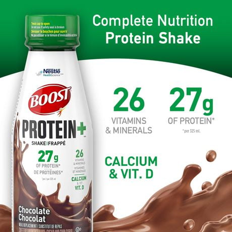BOOST® Protein+™ Chocolate Meal Replacement Shake | Walmart Canada
