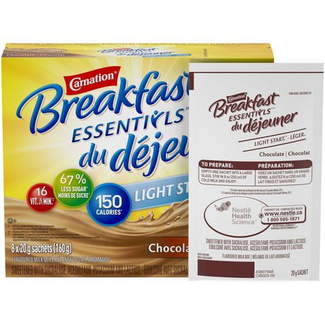 Carnation Breakfast Essentials Light Start, Breakfast Drink Mix ...