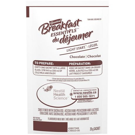 Carnation Breakfast Essentials Light Start, Breakfast Drink Mix ...