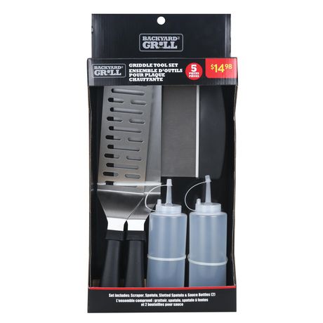 BACKYARD GRILL 5 PIECES GRIDDLE TOOL SET - Walmart.ca