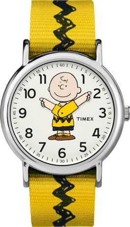 Click here for Timex Peanuts Analog Charlie Brown Unisex Watch Ye... prices