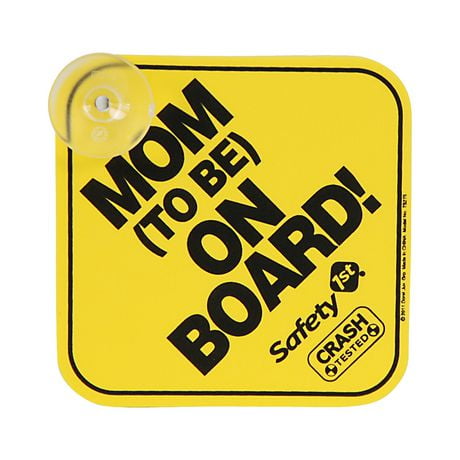 Safety 1st Foam Mom (to Be) on Board / Baby on Board Sign | Walmart Canada