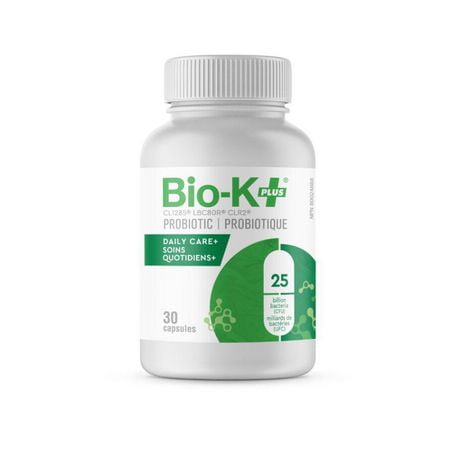 Bio-K Daily Care+ 25 Billion Bacteria | 30 Capsules, Bio-K Daily Care ...