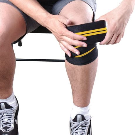 Click here for Cap Barbell Elastic Knee Wraps Black prices