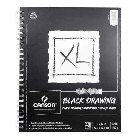 Click here for Xl Drawing Pad  Black  9 X 12 Multicolor prices