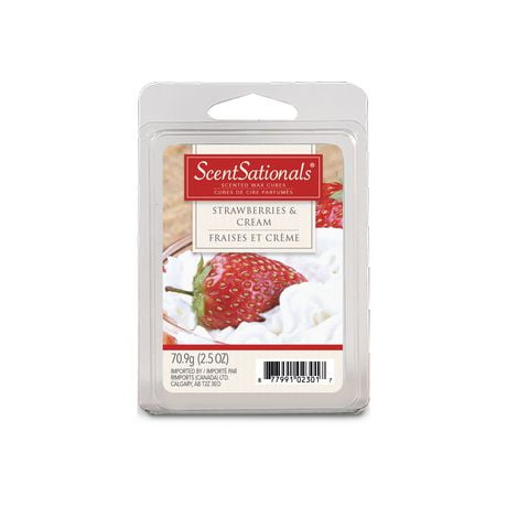 Click here for Strawberries & Cream Scentsationals Wax Cube Pink... prices