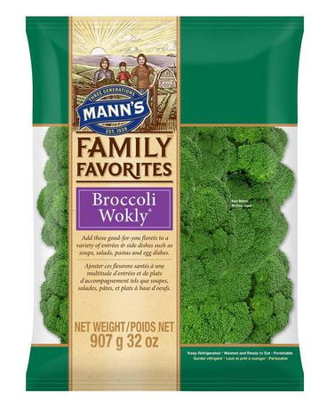 Broccoli, Florets, Mann's, 2 lb - Walmart.ca