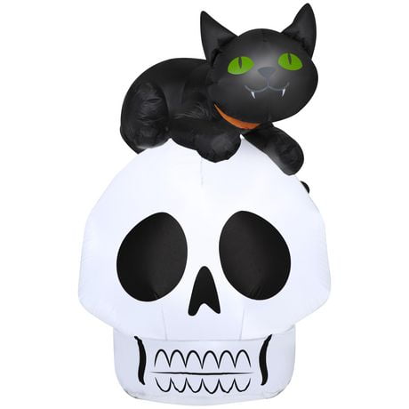 Airblown-Skull w/Cat-SM Scene (WM) - Walmart.ca