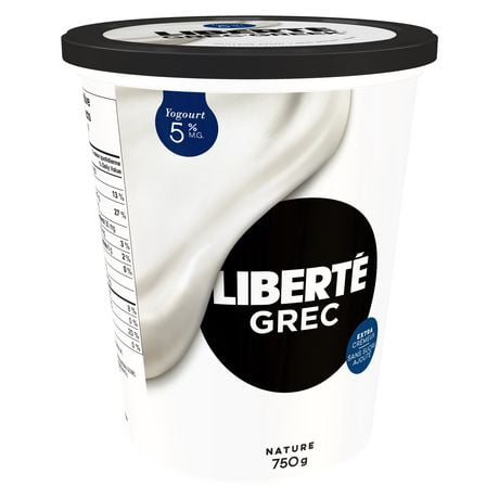 LIBERTÉ Greek Plain 5% MF Yogurt | Walmart Canada