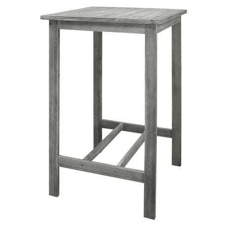 Click here for Vifah Patio Hand-Scraped Acacia Wood Bar Table Gre... prices