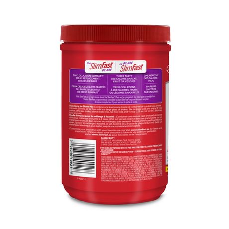 SLIM-FAST SlimFast Advanced Nutrition Smoothie Creamy Chocolate Meal ...