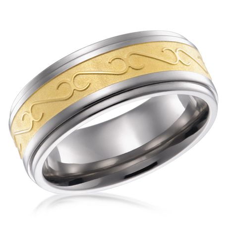 Click here for Quintessential Quitessential Titanium Mens Ring Si... prices