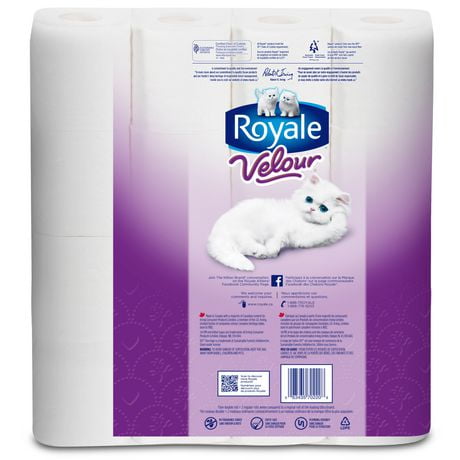 ROYALE® Velour™ 2-Ply Bathroom Tissue | Walmart Canada