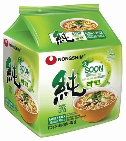 Nongshim Soon Veggie Family Pack Noodle Soup | Walmart Canada