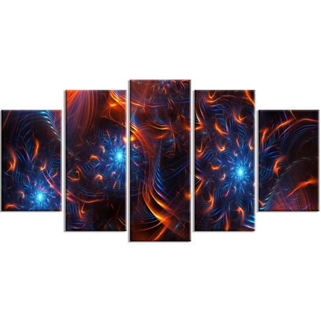 Click here for Design Art Fire And Ice Large On Canvas Wall Art M... prices