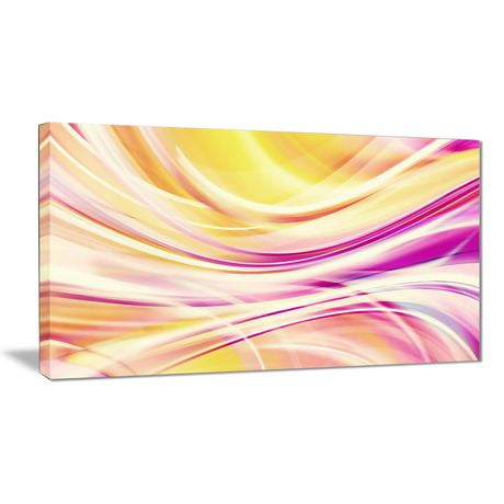 Click here for Design Art Candy Stripes Canvas Wall Art Multi-Col... prices