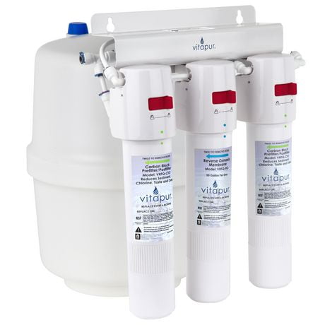 Vitapur VRO-3Q Three stage quick connect reverse osmosis treatment ...