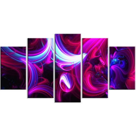 Click here for Design Art Purple Haze Abstract Print On Canvas Wa... prices