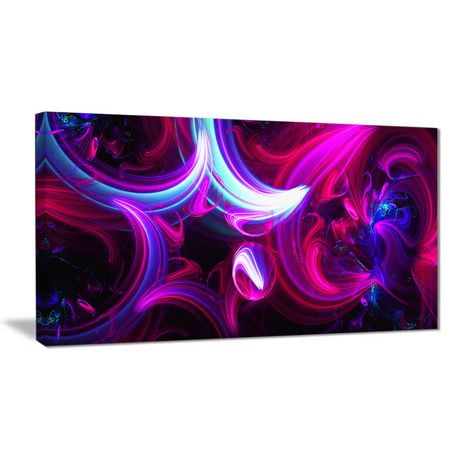 Click here for Design Art Purple Haze Abstract Print On Canvas Wa... prices
