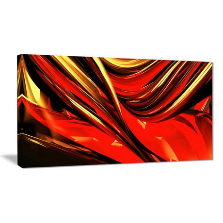 Click here for Design Art Fire Lines Gallery Wrapped Canvas Wall... prices