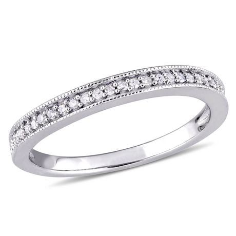 Click here for Miabella 1/8 Carat T. W. Diamond Sterling Silver S... prices