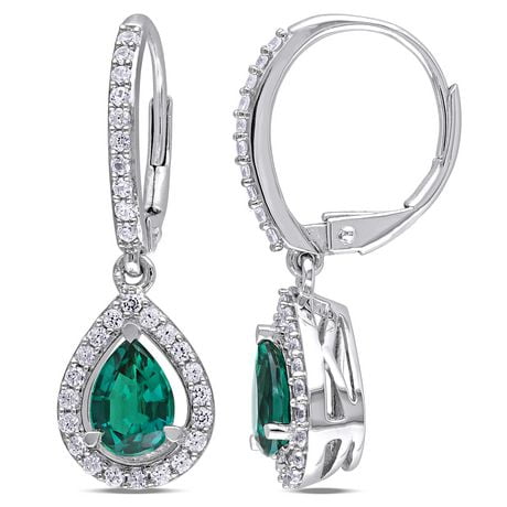 Click here for Tangelo 1-7/8 Carat T. G.W. Created Emerald And Cr... prices