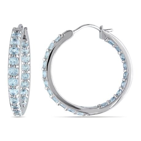 Click here for Tangelo 2-3/8 Carat T. G.W. Aquamarine Sterling Si... prices