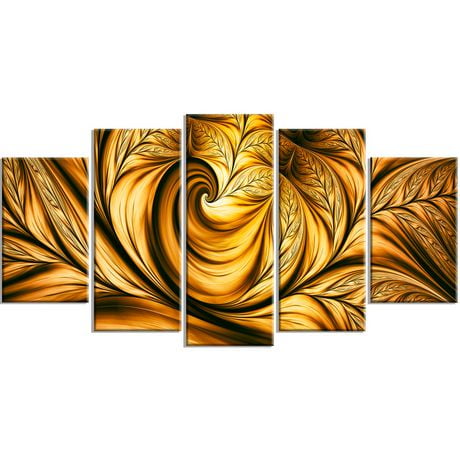Click here for Design Art Golden Dream Canvas Wall Art Multi-Colo... prices