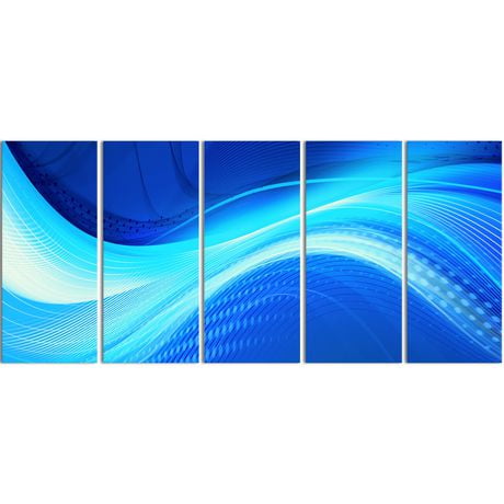 Click here for Design Art Blue Hues Abstract Art On Canvas Wall A... prices