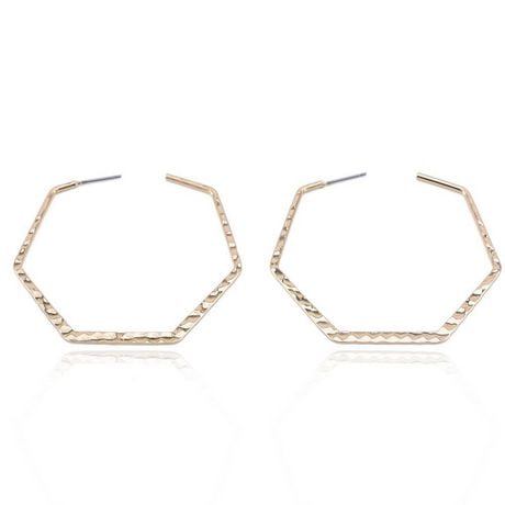 Click here for Allison Rose Atelier Hexagonal Hoop Earrings With... prices