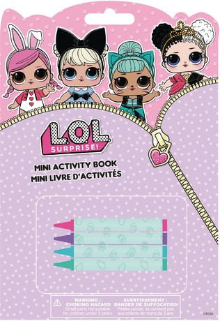 LOL Surprise Mini Activity Book with Crayons | Walmart Canada