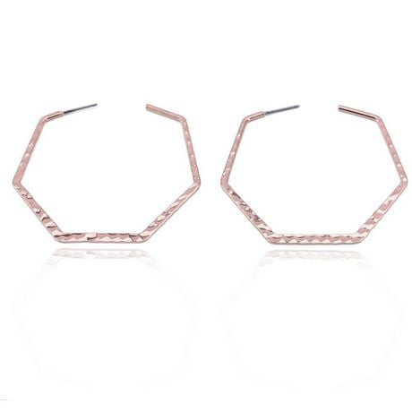 Click here for Allison Rose Atelier Hexagonal Hoop Earrings With... prices