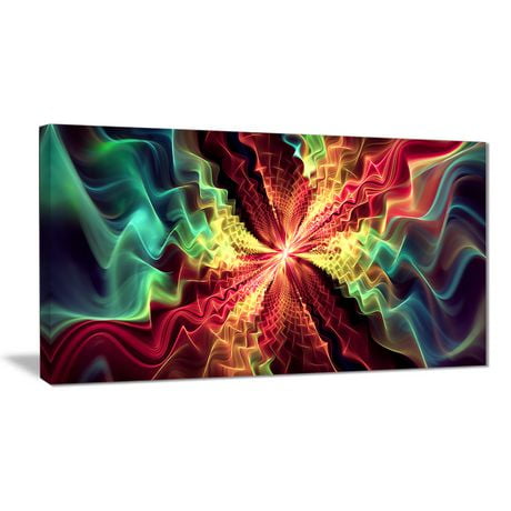 Click here for Design Art Hypnotize Canvas Wall Art Multi-Color prices