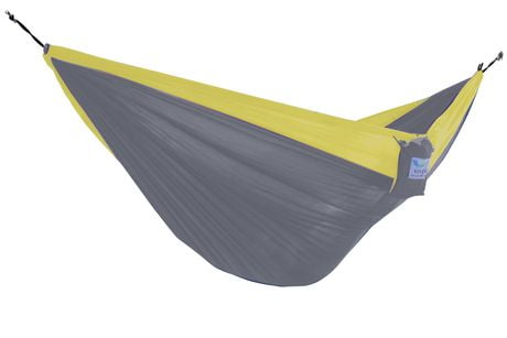Click here for Vivere Double Parachute Hammock In Grey And Yellow... prices