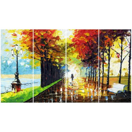 Click here for Design Art Walk On Forest Landscape Canvas Art Mul... prices