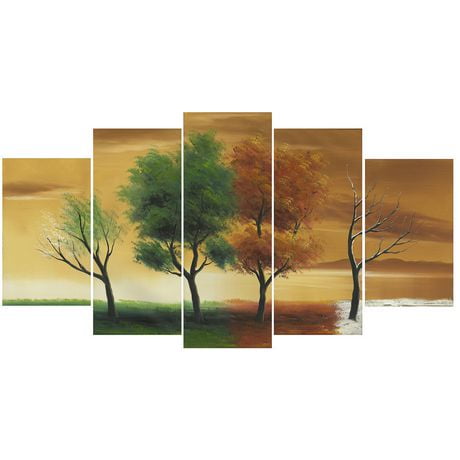 Click here for Design Art Changing Seasons Art Canvas Wall Art Bl... prices