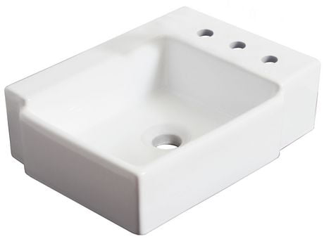 Click here for American Imaginations 16.25-In. W Vessel Blanc Whi... prices