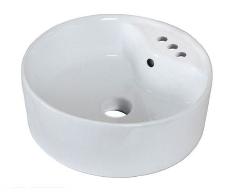 Click here for American Imaginations 18.25-In. W Vessel Blanc Whi... prices