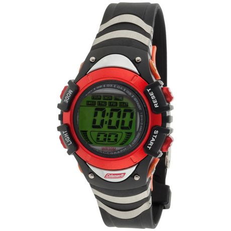 Coleman Black with Orange Accents Digital Watch | Walmart Canada