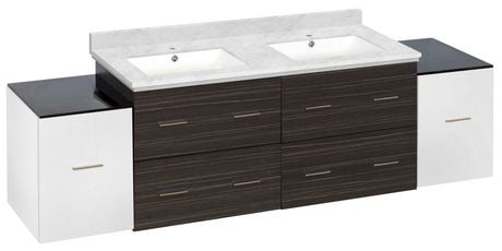 Click here for American Imaginations 76-In. W Vanity Set Gris Gre... prices
