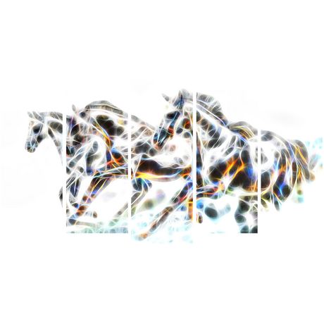 Click here for Design Art Wild Horses Animal Art Multi-Panel Canv... prices